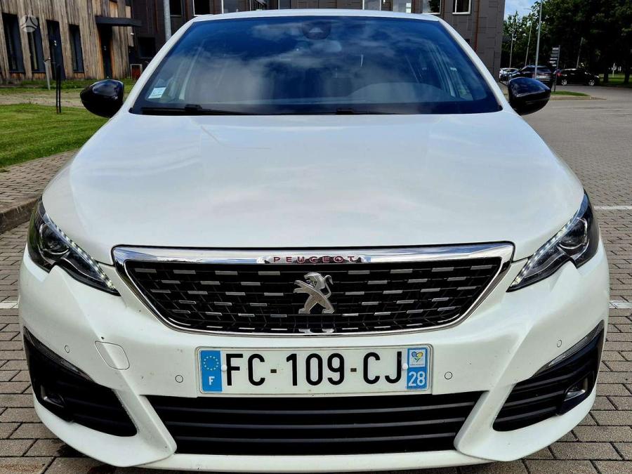 Balts Peugeot 308 2018 Klaipėda, ar dzinēja tilpumu 1.20 L un nobraukumu 93 tūkst. km par 6900 €, foto 1 vietnē AUTOMOTO.COM.LV