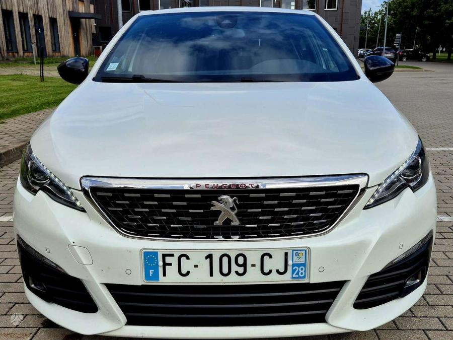 Balts Peugeot 308 2018 Tauragė, ar dzinēja tilpumu 1.20 L un nobraukumu 93 tūkst. km par 6800 €, foto 3 vietnē AUTOMOTO.COM.LV