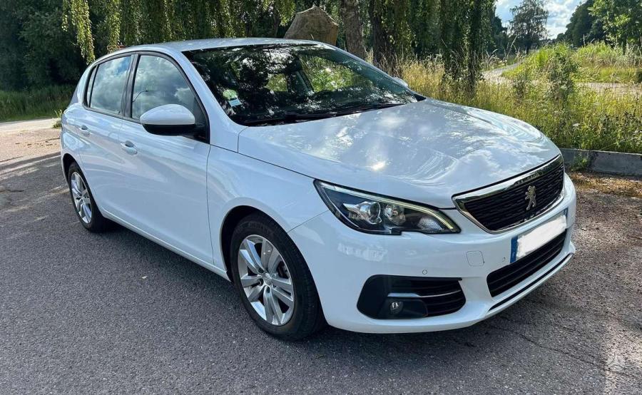 Balts Peugeot 308 2019 Tauragė, ar dzinēja tilpumu 1.50 L un nobraukumu 208 tūkst. km par 6400 €, foto 5 vietnē AUTOMOTO.COM.LV