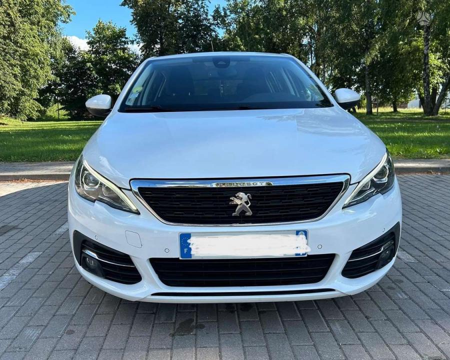 Balts Peugeot 308 2019 Tauragė, ar dzinēja tilpumu 1.50 L un nobraukumu 208 tūkst. km par 6300 €, foto 3 vietnē AUTOMOTO.COM.LV