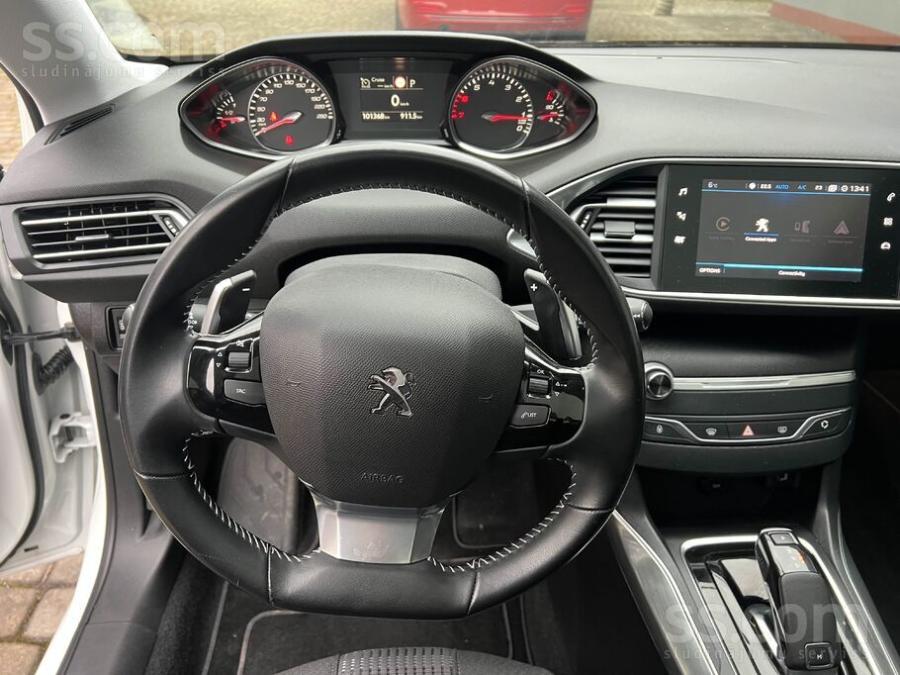 Balts Peugeot 308 2019 Bauska, ar dzinēja tilpumu 1.20 L un nobraukumu 103 tūkst. km par 8900 €, foto 10 vietnē AUTOMOTO.COM.LV
