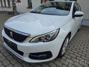 White Peugeot 308 2021 in Jelgava, with an engine capacity of 1.50 L and mileage of 147 thousand km for 8900 €, photo 1 on AUTOMOTO.COM.LV