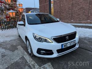 White Peugeot 308 2021 in Jelgava, with an engine capacity of 1.50 L and mileage of 153 thousand km for 8900 €, photo  on AUTOMOTO.COM.LV