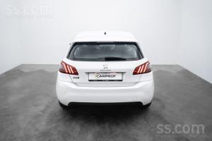 White Peugeot 308 2021 in Tallinn, with an engine capacity of 1.50 L and mileage of 156 thousand km for 12999 €, photo 5 on AUTOMOTO.COM.LV
