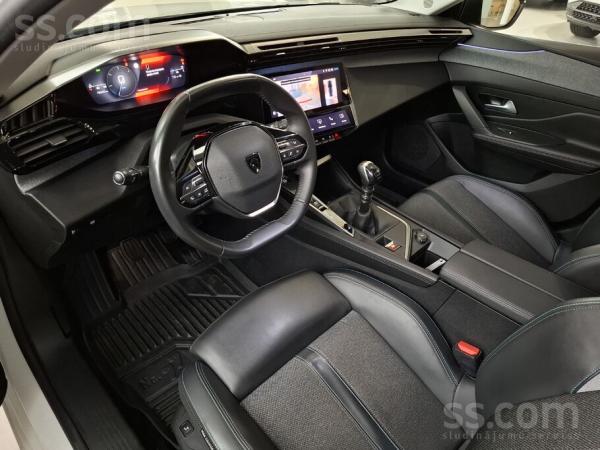 White Peugeot 308 2021 in Riga, with an engine capacity of 1.20 L and mileage of 78 thousand km for 13990 €, photo 6 on AUTOMOTO.COM.LV