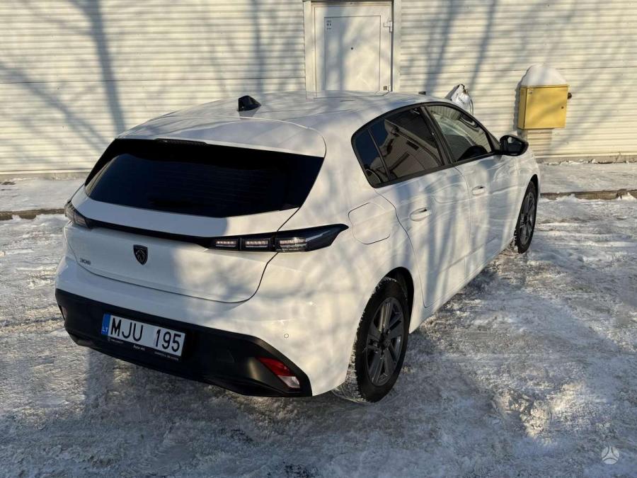 Balts Peugeot 308 2022 Viļņa, ar dzinēja tilpumu 1.50 L un nobraukumu 54 tūkst. km par 14500 €, foto 3 vietnē AUTOMOTO.COM.LV