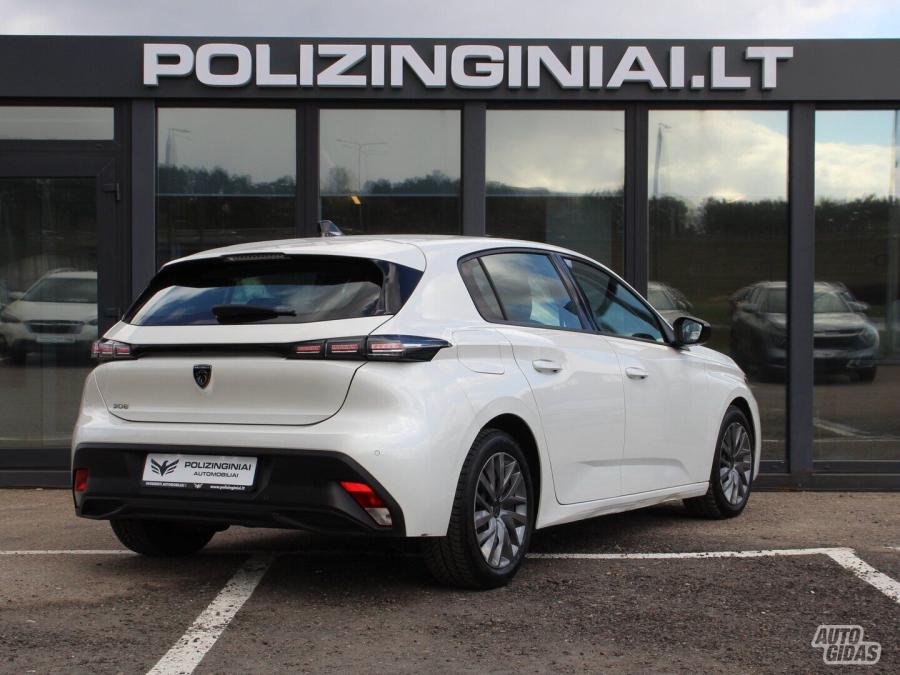Balts Peugeot 308 2022 Viļņa, ar dzinēja tilpumu 1.20 L un nobraukumu 115 tūkst. km par 9990 €, foto 4 vietnē AUTOMOTO.COM.LV