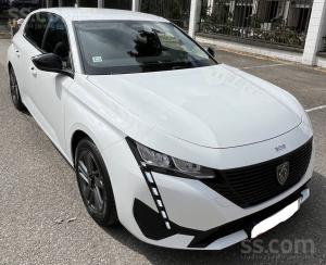 White Peugeot 308 2022 in Riga, with an engine capacity of 1.20 L and mileage of 71 thousand km for 14900 €, photo 1 on AUTOMOTO.COM.LV