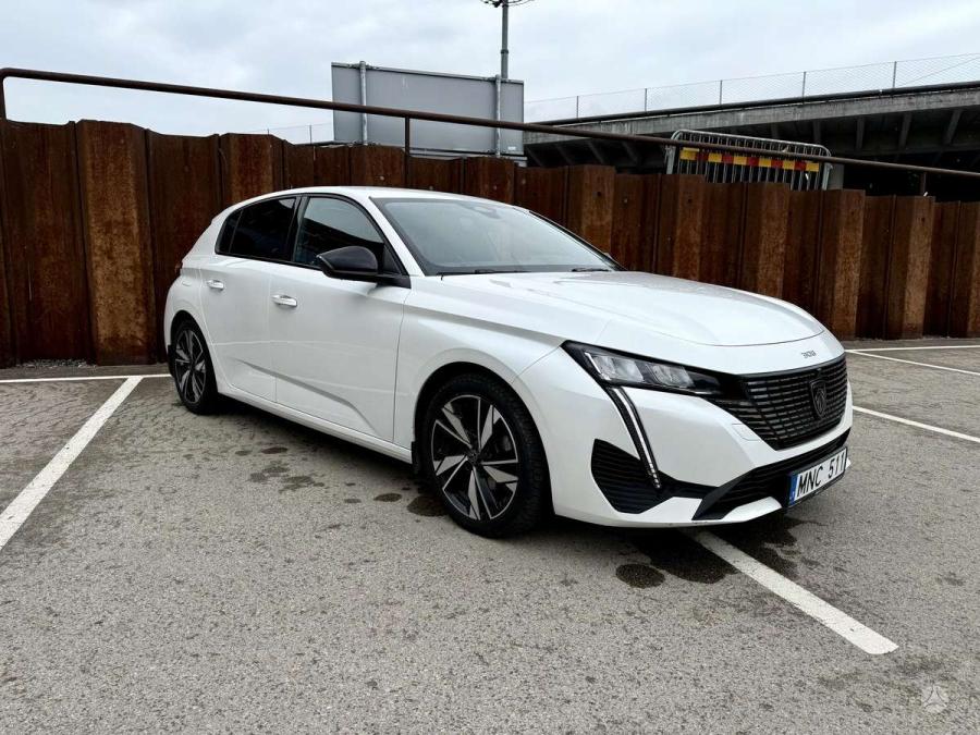 Balts Peugeot 308 2023 Kauņa, ar dzinēja tilpumu 1.20 L un nobraukumu 30 tūkst. km par 19300 €, foto 8 vietnē AUTOMOTO.COM.LV