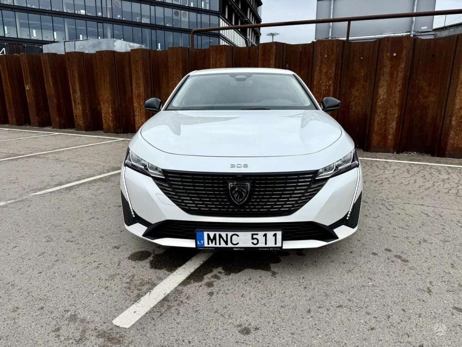 Balts Peugeot 308 2023 Kauņa, ar dzinēja tilpumu 1.20 L un nobraukumu 30 tūkst. km par 19300 €, foto 9 vietnē AUTOMOTO.COM.LV
