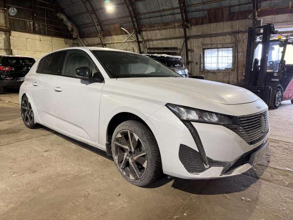 White Peugeot 308 2024 in Kaunas, with an engine capacity of 1.50 L and mileage of 37 thousand km for 9400 €, photo 1 on AUTOMOTO.COM.LV