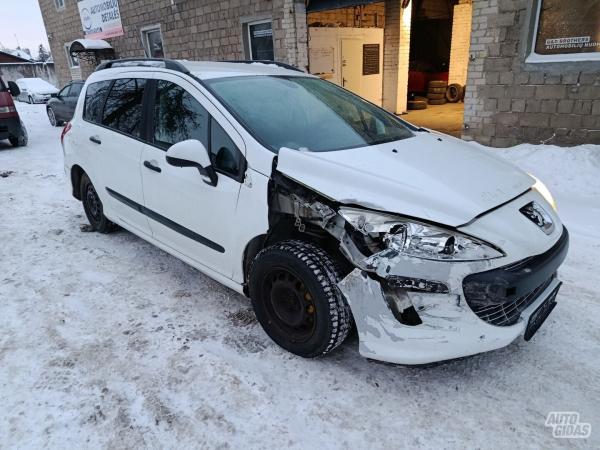 White Peugeot 308 2008 in Joniskis, with an engine capacity of 1.60 L and mileage of 430 thousand km for 450 €, photo 9 on AUTOMOTO.COM.LV