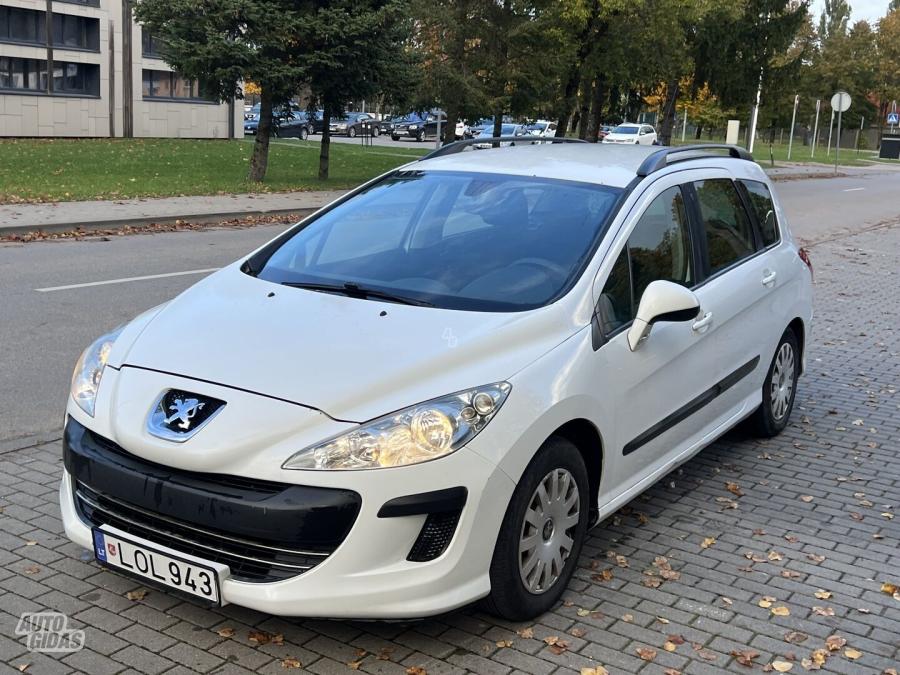 Белый Пежо 308 2009 в Таураге, объемом двигателя 1.60 л и пробегом 300 тыс. км за 1280 €, фото 1 на AUTOMOTO.COM.LV