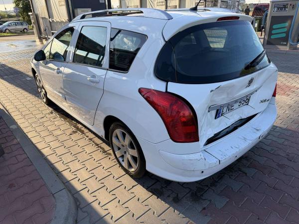 Balts Peugeot 308 2010 Kauņa, ar dzinēja tilpumu 1.56 L un nobraukumu 206 tūkst. km par 899 €, foto 4 vietnē AUTOMOTO.COM.LV