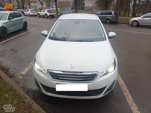 White Peugeot 308 2014 in Vilnius, with an engine capacity of 2.00 L and mileage of 265 thousand km for 6200 €, photo 3 on AUTOMOTO.COM.LV