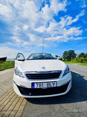 White Peugeot 308 2014 in Tallinn, with an engine capacity of 1.20 L and mileage of 0 thousand km for 5200 €, photo  on AUTOMOTO.COM.LV