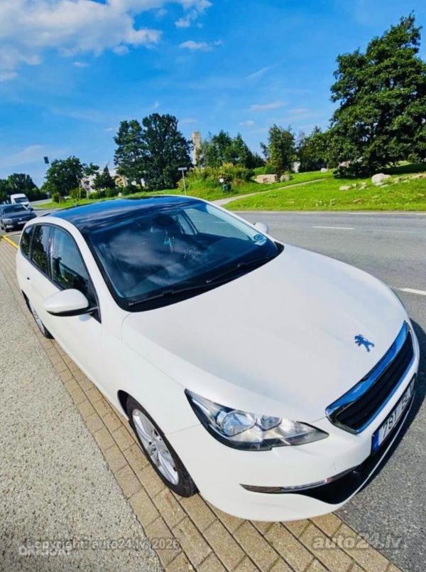 Balts Peugeot 308 2014 Tallina, ar dzinēja tilpumu 1.20 L un nobraukumu 0 tūkst. km par 5200 €, foto 2 vietnē AUTOMOTO.COM.LV