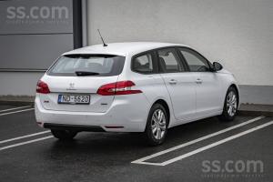White Peugeot 308 2015 in Riga, with an engine capacity of 1.60 L and mileage of 0 thousand km for 5252 €, photo 4 on AUTOMOTO.COM.LV
