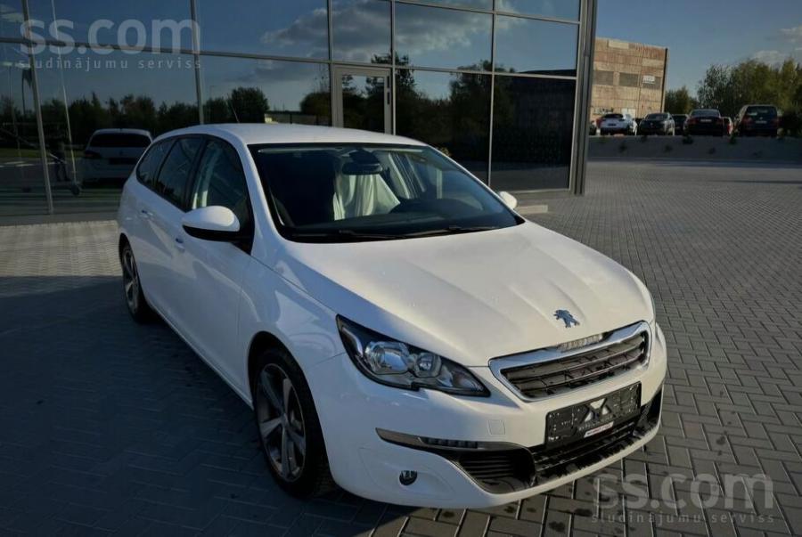 Balts Peugeot 308 2015 Telšiai, ar dzinēja tilpumu 1.60 L un nobraukumu 219 tūkst. km par 5199 €, foto 1 vietnē AUTOMOTO.COM.LV