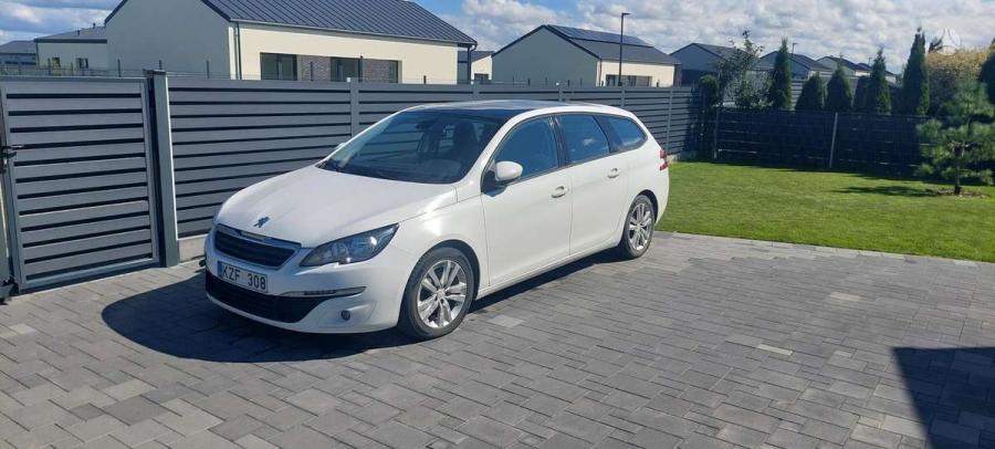 Balts Peugeot 308 2015 Kauņa, ar dzinēja tilpumu 1.56 L un nobraukumu 218 tūkst. km par 2400 €, foto 1 vietnē AUTOMOTO.COM.LV