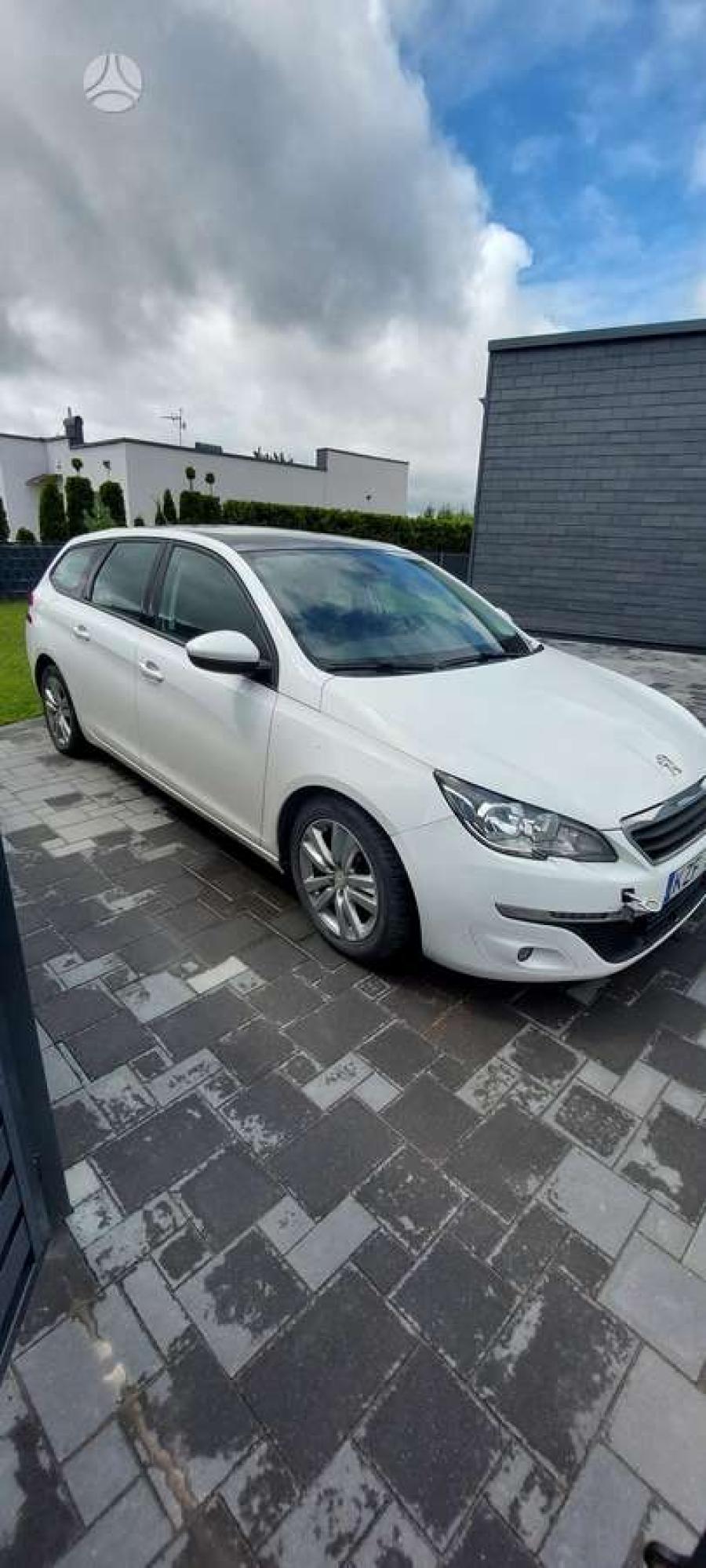 Balts Peugeot 308 2015 Kauņa, ar dzinēja tilpumu 1.56 L un nobraukumu 218 tūkst. km par 2400 €, foto 3 vietnē AUTOMOTO.COM.LV