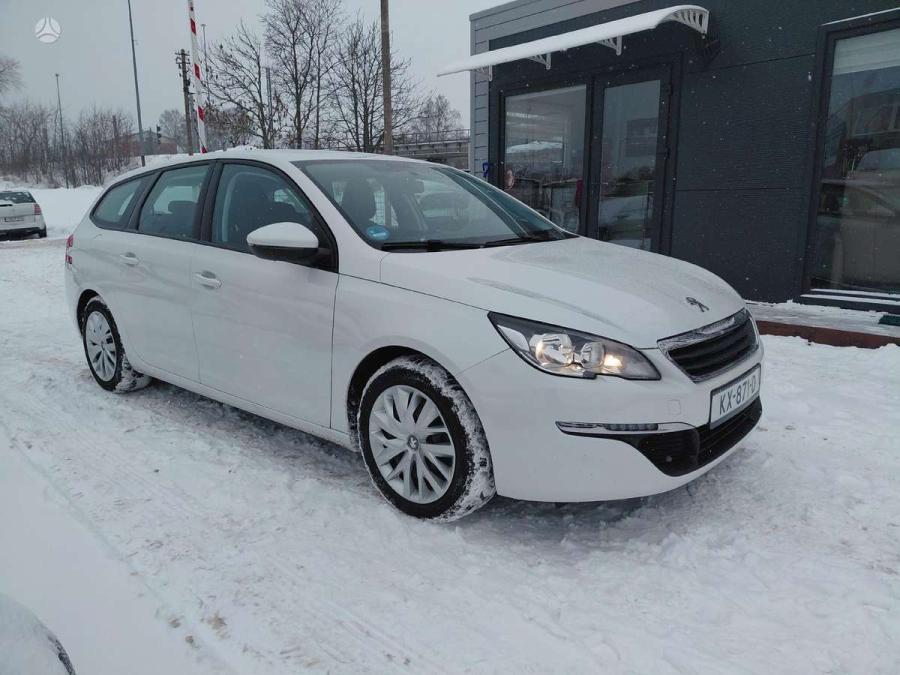 White Peugeot 308 2016 in Klaipeda, with an engine capacity of 1.20 L and mileage of 222 thousand km for 3699 €, photo 3 on AUTOMOTO.COM.LV