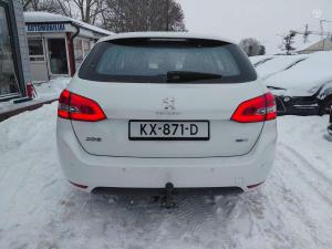 White Peugeot 308 2016 in Klaipeda, with an engine capacity of 1.20 L and mileage of 222 thousand km for 3699 €, photo 4 on AUTOMOTO.COM.LV