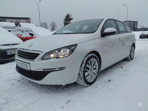 White Peugeot 308 2016 in Klaipeda, with an engine capacity of 1.20 L and mileage of 222 thousand km for 3699 €, photo 8 on AUTOMOTO.COM.LV