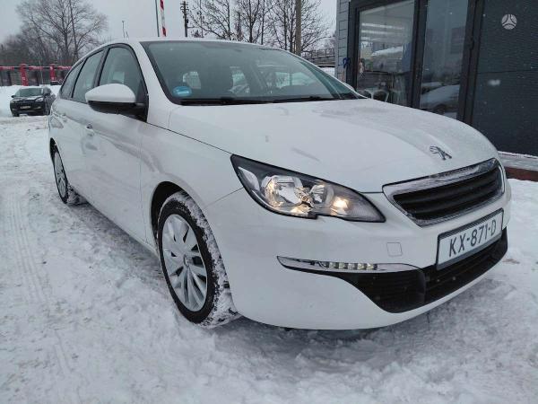 White Peugeot 308 2016 in Klaipeda, with an engine capacity of 1.20 L and mileage of 222 thousand km for 3699 €, photo 10 on AUTOMOTO.COM.LV