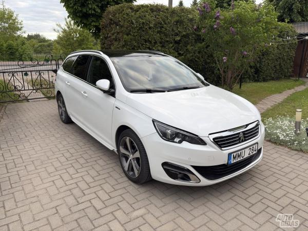 White Peugeot 308 2016 in Vilnius, with an engine capacity of 1.60 L and mileage of 206 thousand km for 6900 €, photo 1 on AUTOMOTO.COM.LV