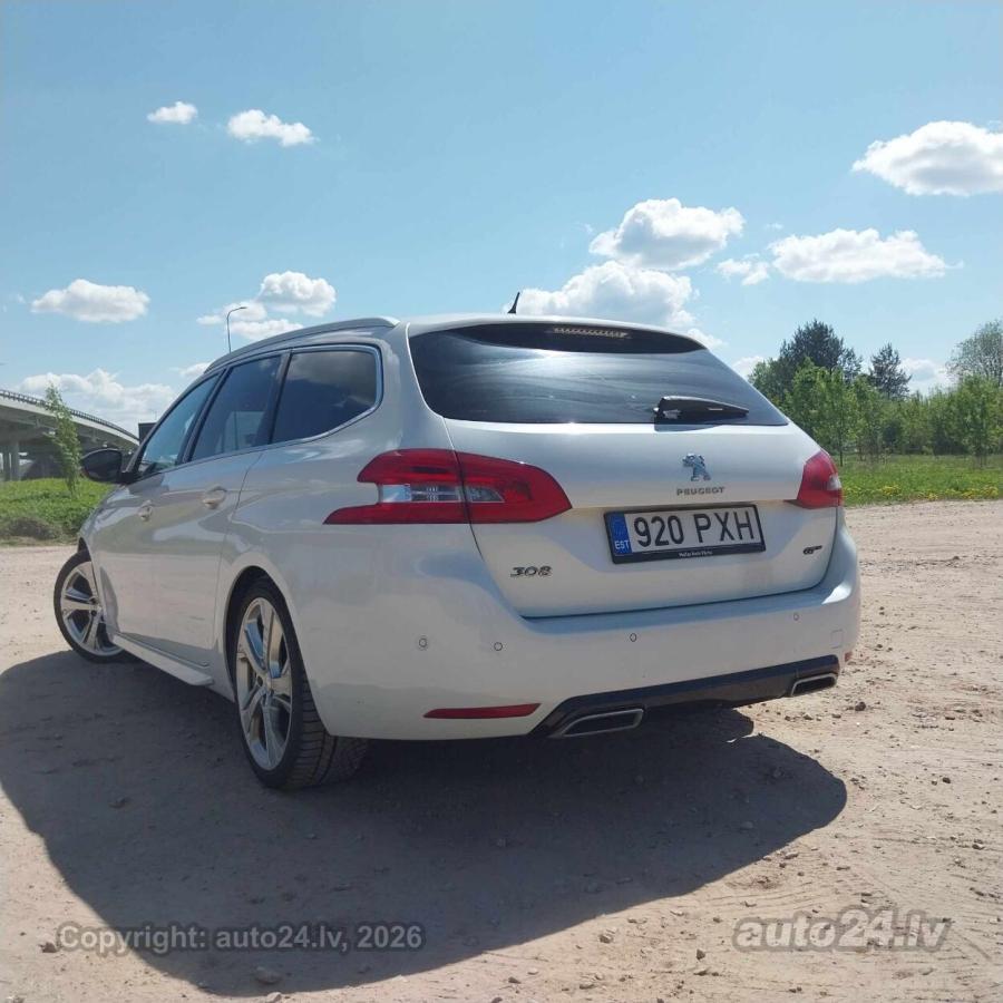 Белый Пежо 308 2016 в Тарту, объемом двигателя 2.00 л и пробегом 205 тыс. км за 6199 €, фото 7 на AUTOMOTO.COM.LV