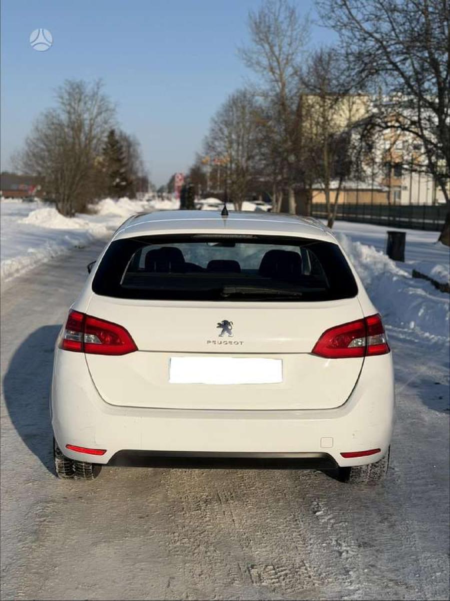 Balts Peugeot 308 2017 Šauļi, ar dzinēja tilpumu 1.56 L un nobraukumu 283 tūkst. km par 4150 €, foto 6 vietnē AUTOMOTO.COM.LV