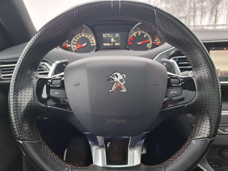 White Peugeot 308 2018 in Marijampole, with an engine capacity of 2.00 L and mileage of 181 thousand km for 8600 €, photo 17 on AUTOMOTO.COM.LV