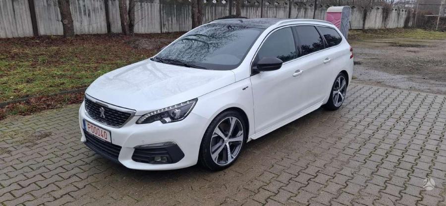 White Peugeot 308 2018 in Marijampole, with an engine capacity of 2.00 L and mileage of 181 thousand km for 8600 €, photo 18 on AUTOMOTO.COM.LV