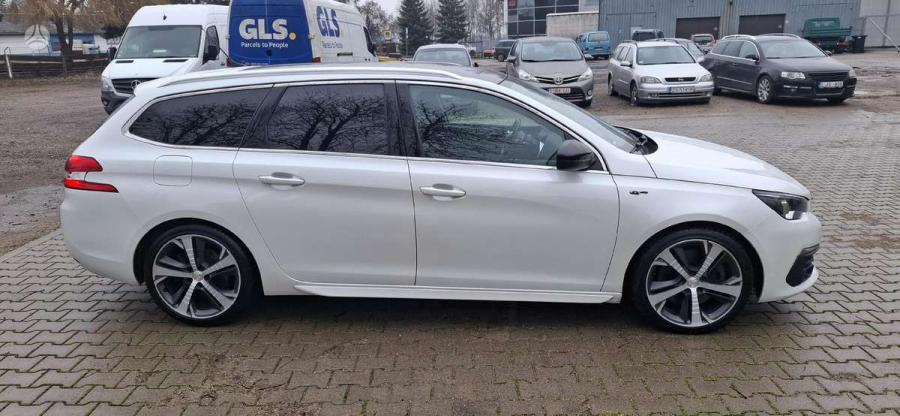 White Peugeot 308 2018 in Marijampole, with an engine capacity of 2.00 L and mileage of 181 thousand km for 8600 €, photo 20 on AUTOMOTO.COM.LV