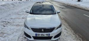 White Peugeot 308 2018 in Taurage, with an engine capacity of 1.56 L and mileage of 260 thousand km for 6600 €, photo 6 on AUTOMOTO.COM.LV