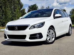 Белый Пежо 308 2018 в Таураге, объемом двигателя 1.56 л и пробегом 188 тыс. км за 6400 €, фото  на AUTOMOTO.COM.LV