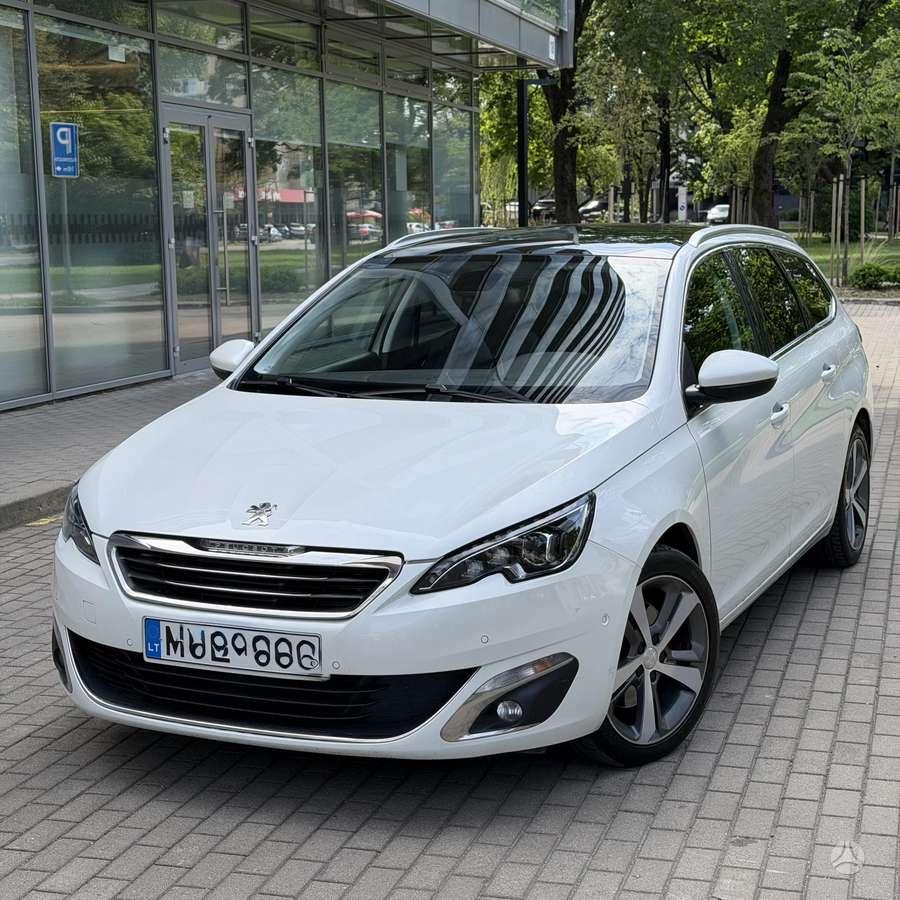 Balts Peugeot 308 2018 Viļņa, ar dzinēja tilpumu 2.00 L un nobraukumu 260 tūkst. km par 5450 €, foto 1 vietnē AUTOMOTO.COM.LV