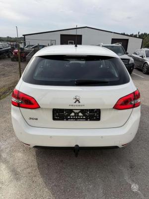 White Peugeot 308 2018 in Utena, with an engine capacity of 1.20 L and mileage of 171 thousand km for 5000 €, photo 11 on AUTOMOTO.COM.LV