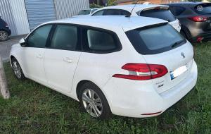 White Peugeot 308 2018 in Taurage, with an engine capacity of 1.50 L and mileage of 219 thousand km for 3400 €, photo 4 on AUTOMOTO.COM.LV