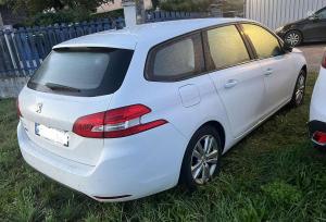 White Peugeot 308 2018 in Taurage, with an engine capacity of 1.50 L and mileage of 219 thousand km for 3400 €, photo 5 on AUTOMOTO.COM.LV