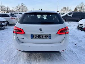 White Peugeot 308 2019 in Taurage, with an engine capacity of 1.50 L and mileage of 250 thousand km for 5900 €, photo 8 on AUTOMOTO.COM.LV