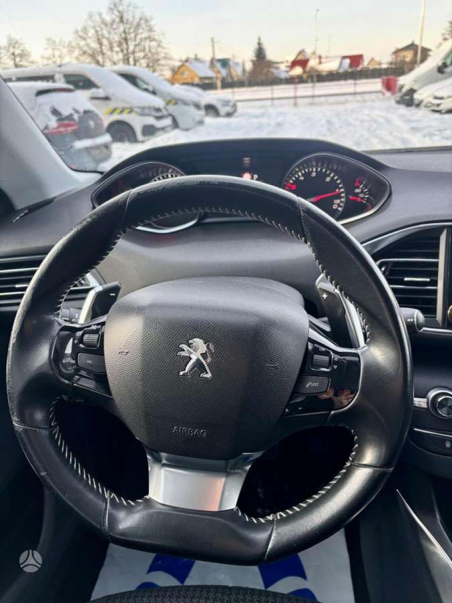 White Peugeot 308 2019 in Taurage, with an engine capacity of 1.50 L and mileage of 250 thousand km for 5900 €, photo 13 on AUTOMOTO.COM.LV