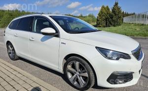 White Peugeot 308 2019 in Riga, with an engine capacity of 1.20 L and mileage of 143 thousand km for 7500 €, photo 5 on AUTOMOTO.COM.LV