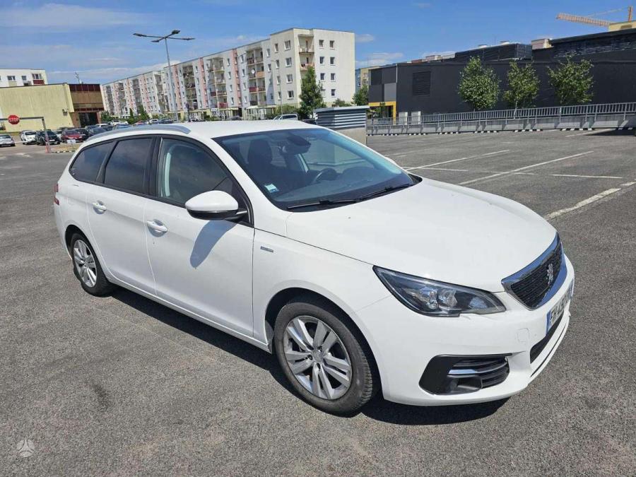 Белый Пежо 308 2019 в Каунас, объемом двигателя 1.50 л и пробегом 266 тыс. км за 5350 €, фото 1 на AUTOMOTO.COM.LV