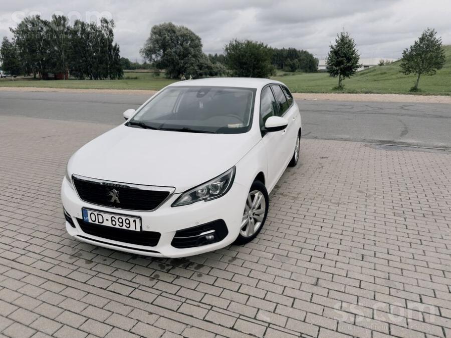 Balts Peugeot 308 2019 Rīga, ar dzinēja tilpumu 1.50 L un nobraukumu 204 tūkst. km par 5500 €, foto 3 vietnē AUTOMOTO.COM.LV