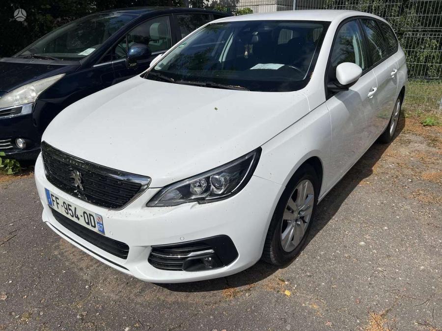 Balts Peugeot 308 2019 Tauragė, ar dzinēja tilpumu 1.50 L un nobraukumu 156 tūkst. km par 6400 €, foto 1 vietnē AUTOMOTO.COM.LV