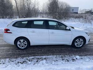 White Peugeot 308 2020 in Taurage, with an engine capacity of 1.50 L and mileage of 235 thousand km for 5200 €, photo 7 on AUTOMOTO.COM.LV