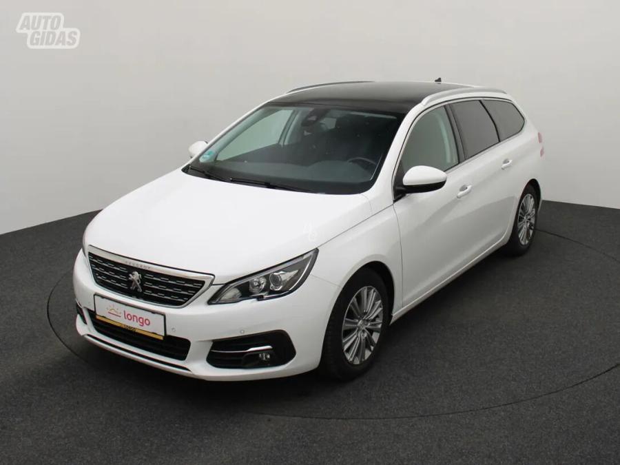 White Peugeot 308 2020 in Vilnius, with an engine capacity of 1.20 L and mileage of 165 thousand km for 8699 €, photo 1 on AUTOMOTO.COM.LV