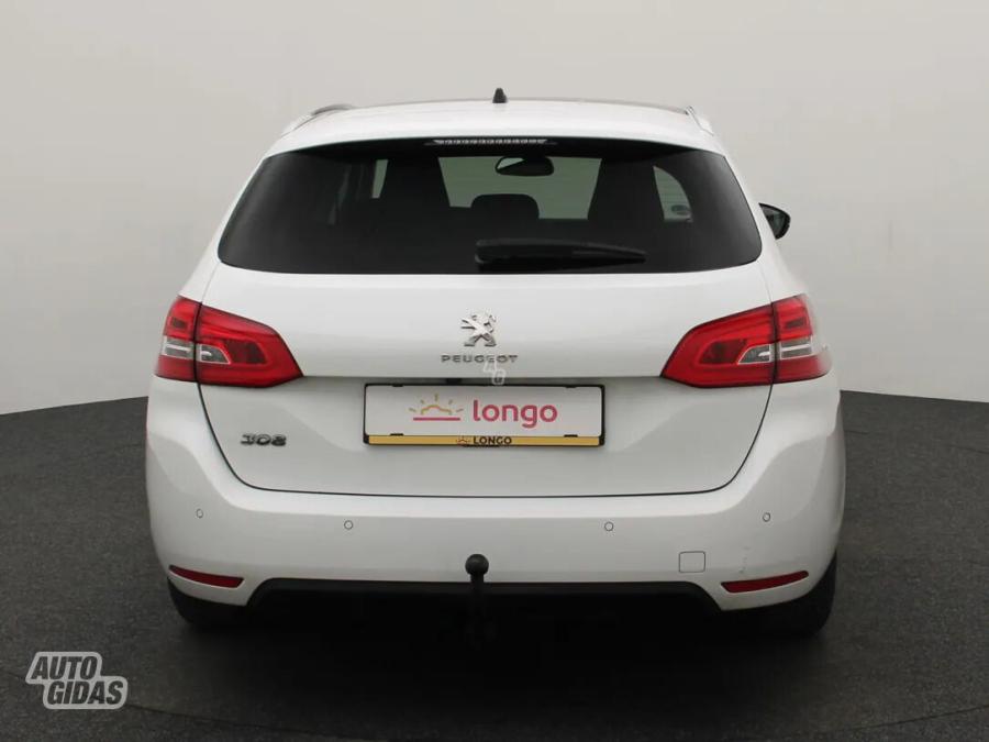White Peugeot 308 2020 in Vilnius, with an engine capacity of 1.20 L and mileage of 165 thousand km for 8699 €, photo 6 on AUTOMOTO.COM.LV